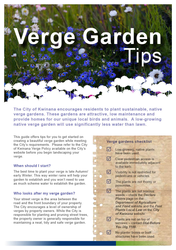 Verge Garden Tips | Homestead Ridge